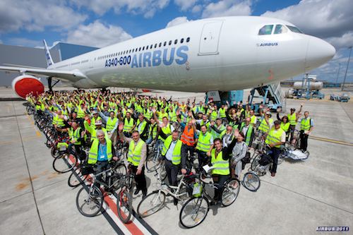 Airbus mise sur le vélo - Aerobuzz