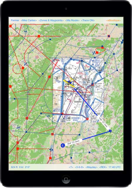 F-AERO propose un moving map gratuit - Aerobuzz