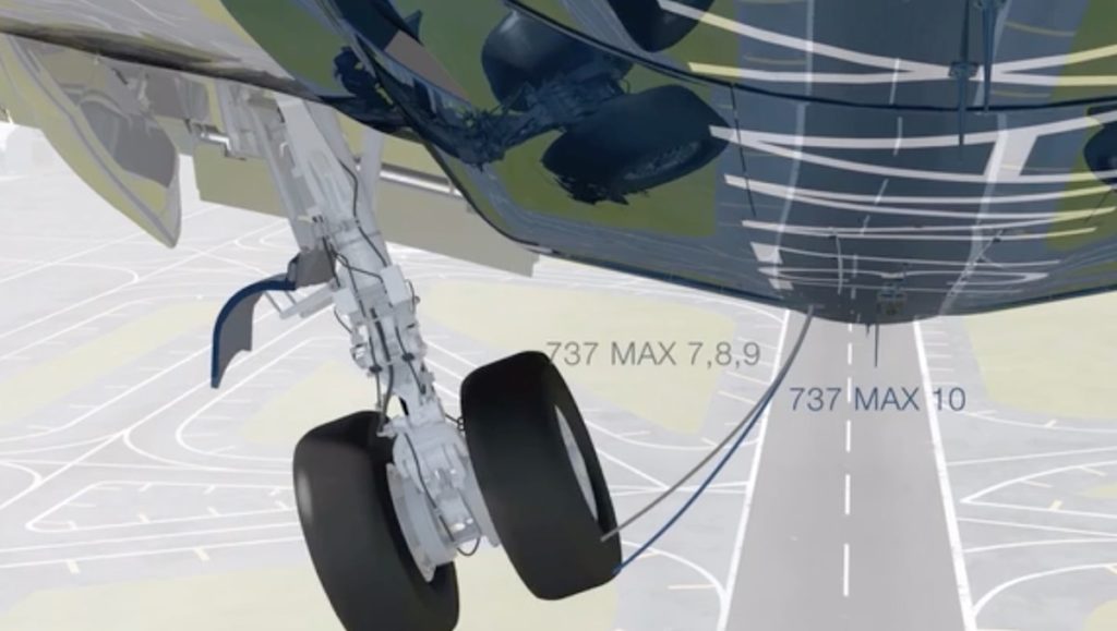 Le nouveau train d’atterrissage du Boeing 737 MAX 10 - Aerobuzz
