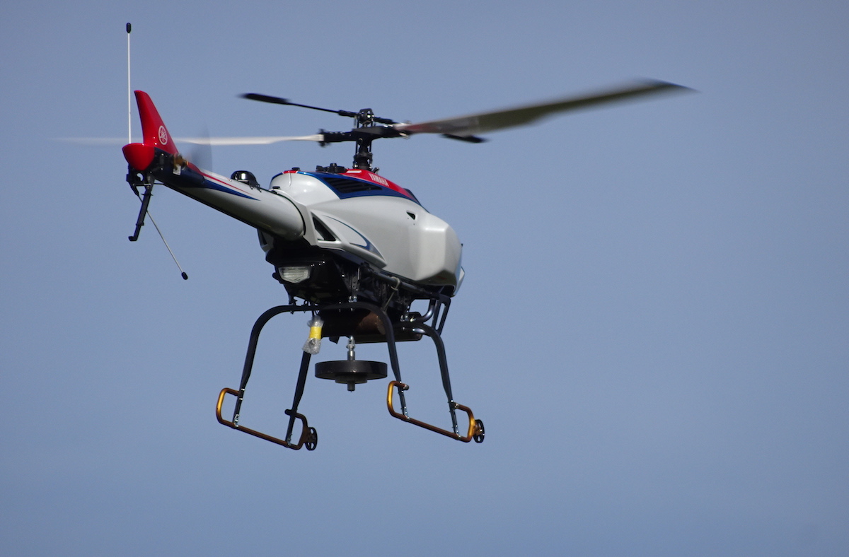 L’ONERA réceptionne deux drones hélicoptères Yamaha - Aerobuzz