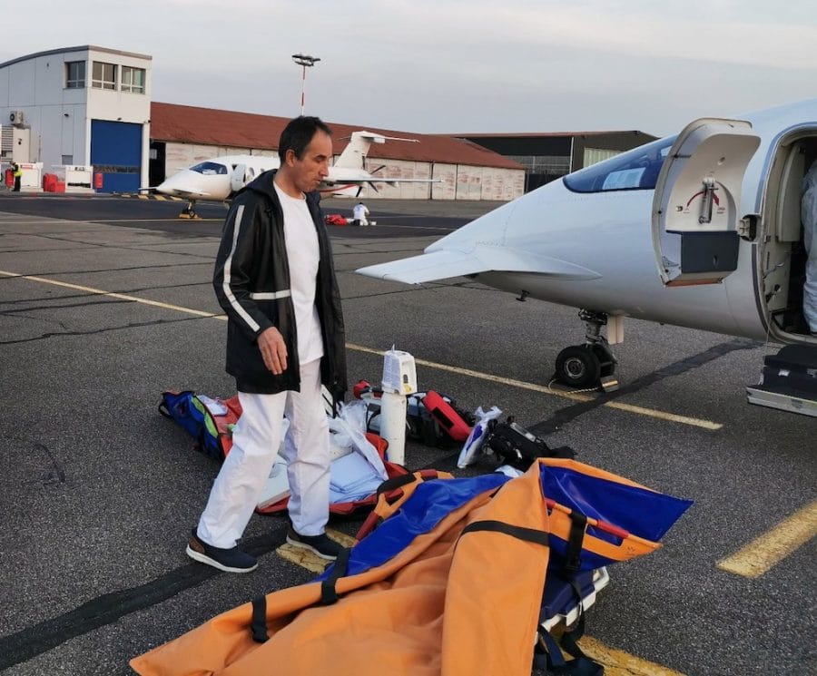 Les Piaggio d’Oyonnair en renfort dans le combat contre le Covid-19 ...