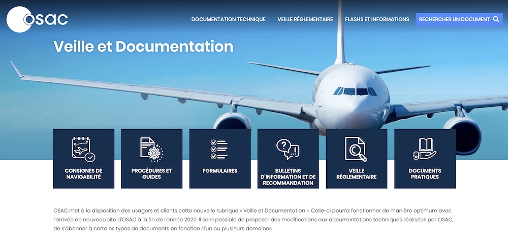 L’OSAC optimise la documentation technique - Aerobuzz