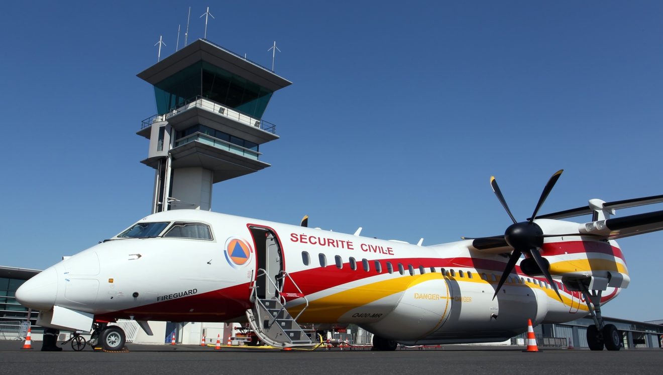 Les Dash 8 de la Sécurité Civile en action dans le Loir et Cher - Aerobuzz