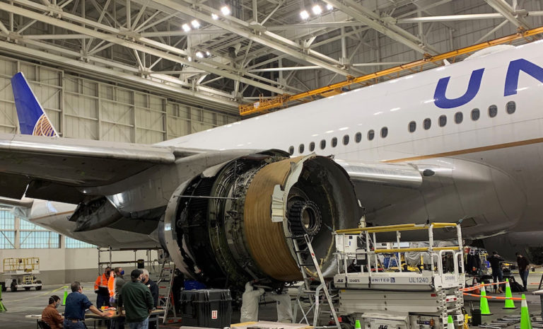 United 328 : Consigne de navigabilité sur les aubes du moteur PW4000 ...