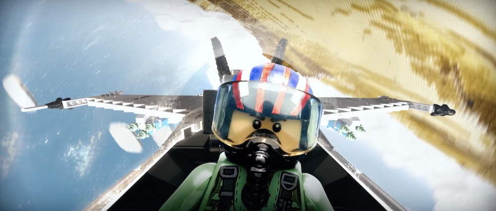 La bande annonce officielle de Top Gun Maverick transposée en Lego ...