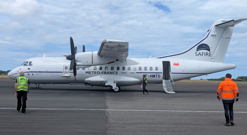 L'ATR 42 Safire en campagne scientifique à Calais - Aerobuzz
